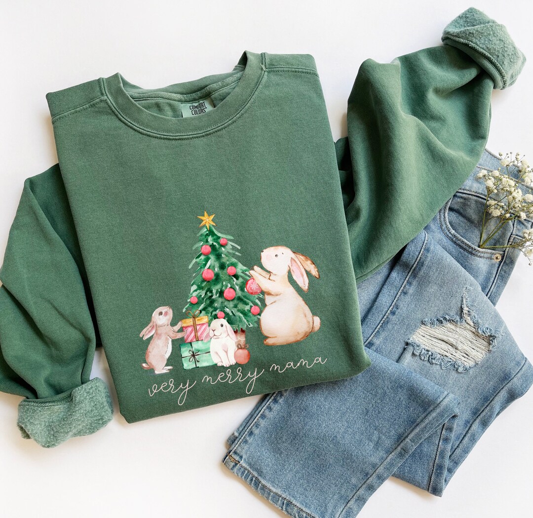 Comfort Colors Very Merry Mama Sweatshirt Very Merry Mama Shirt Very ...