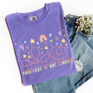 Progress is Not Linear Shirt Progress Isnt Linear Shirt RBT Shirts BCBA ...