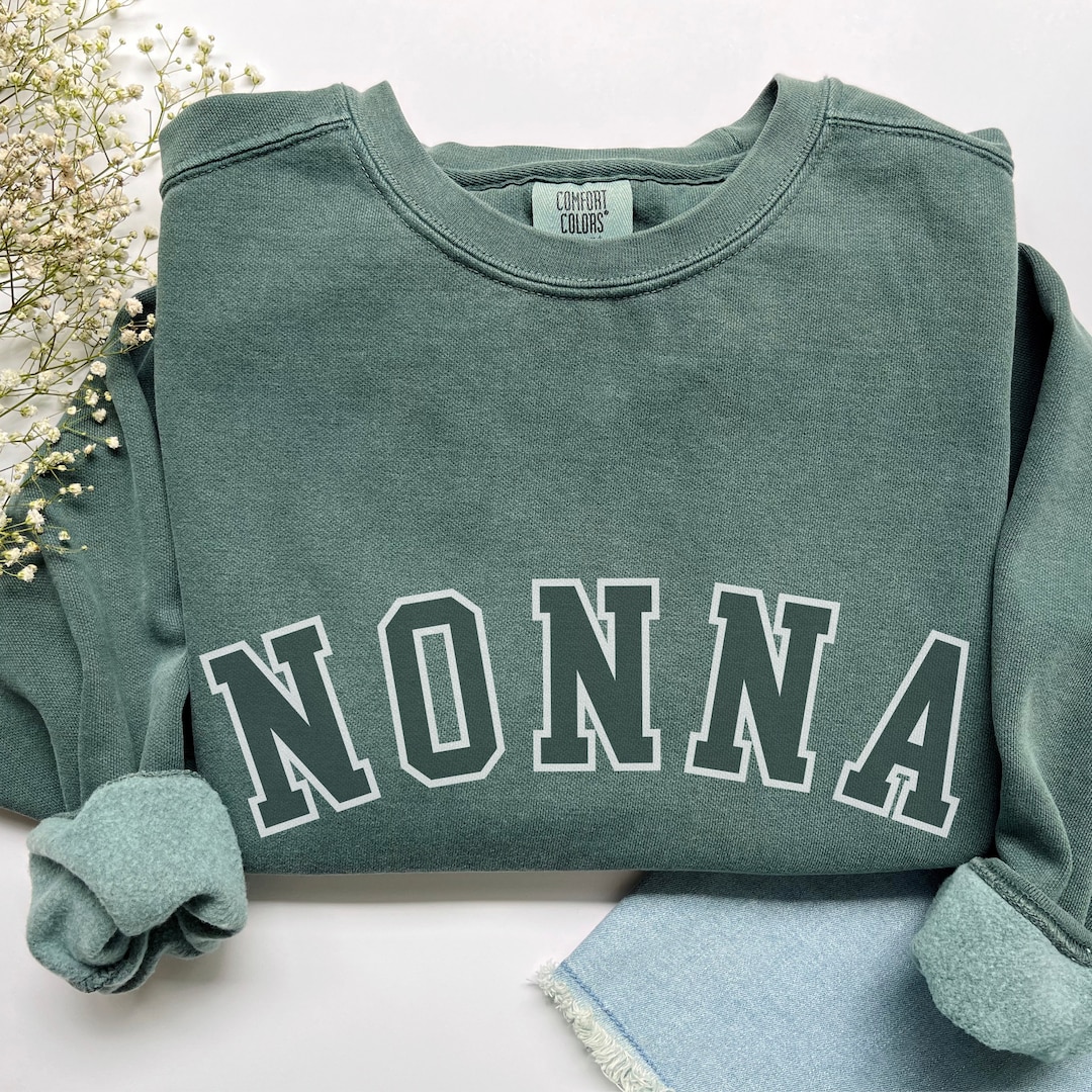 Nonna Sweatshirt Nonna Crewneck Comfort Colors Nonna Sweater - Etsy