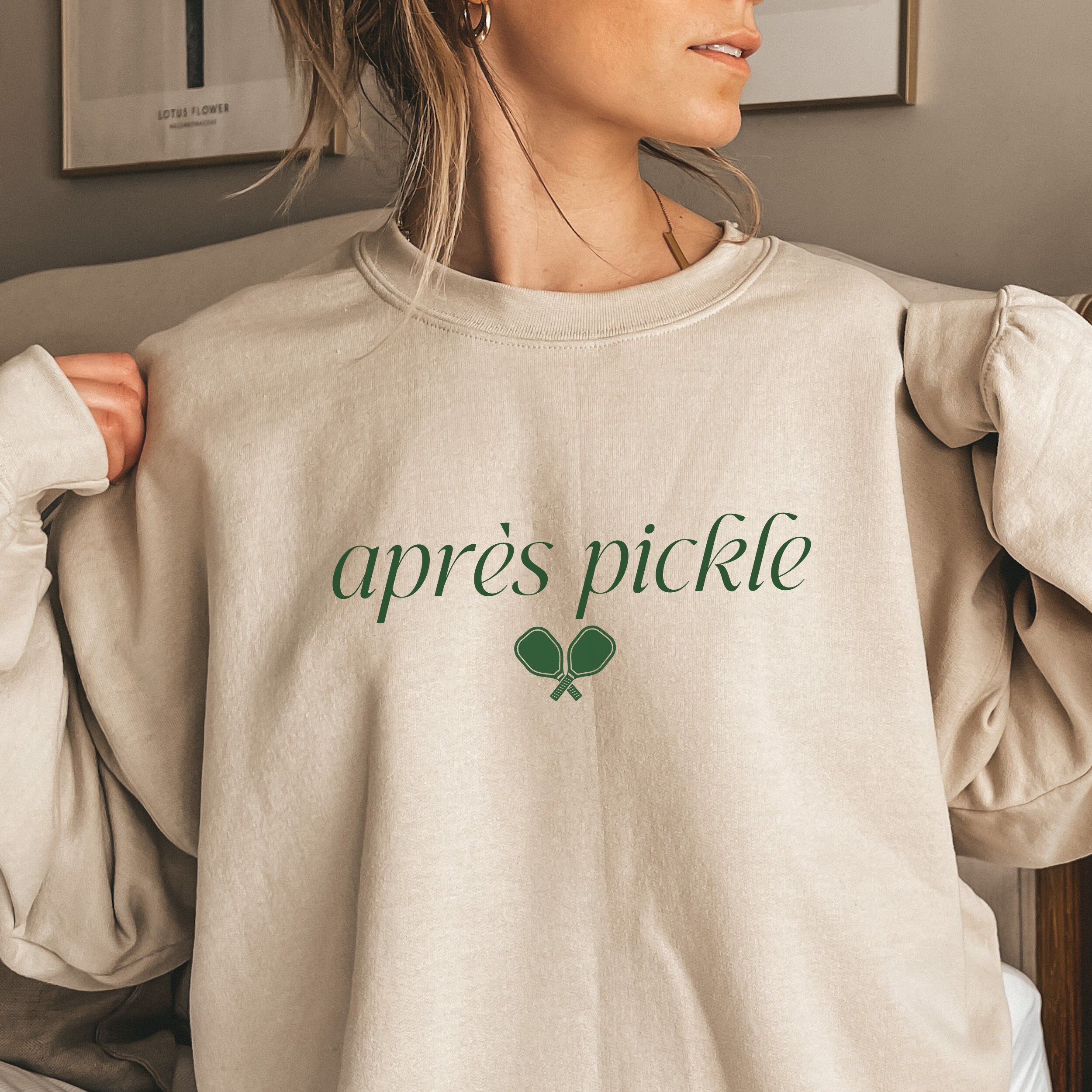 Après Pickleball Sweatshirt Old Money Aesthetic Pickleball Bachelorette ...