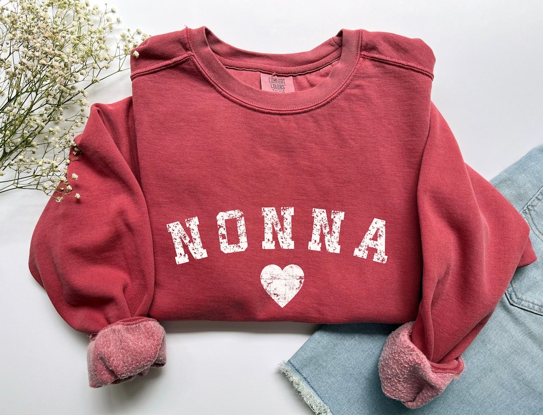 Nonna Sweatshirt Nonna Crewneck Comfort Colors Nonna Sweater Nonna ...