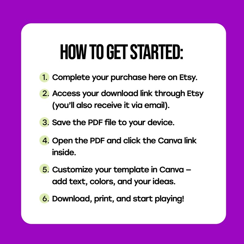 DIY Card Game Template: Printable Playing Cards & Box (canva Editable ...