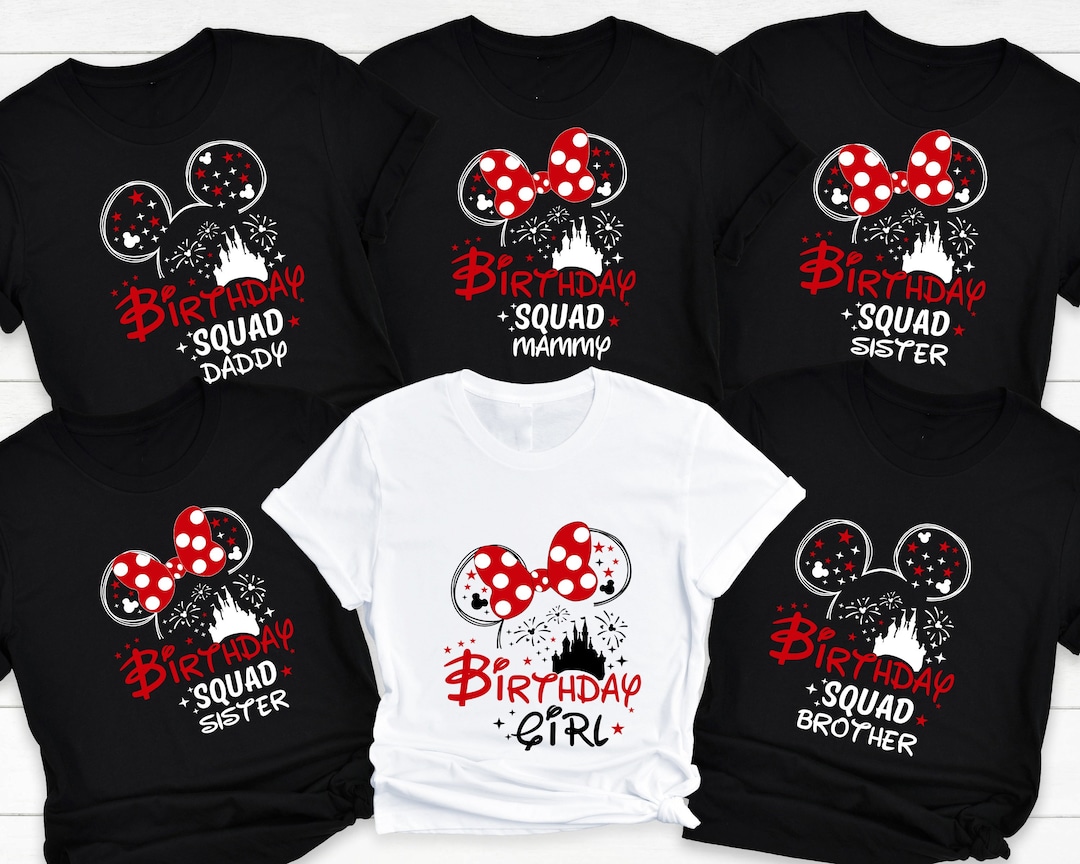Disney Family Birthday Shirt, Disney Birthday Shirt, Birthday Disney ...