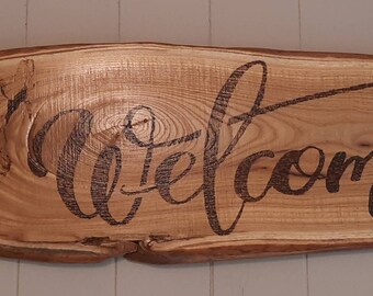 Live Edge Porch Sign - Etsy