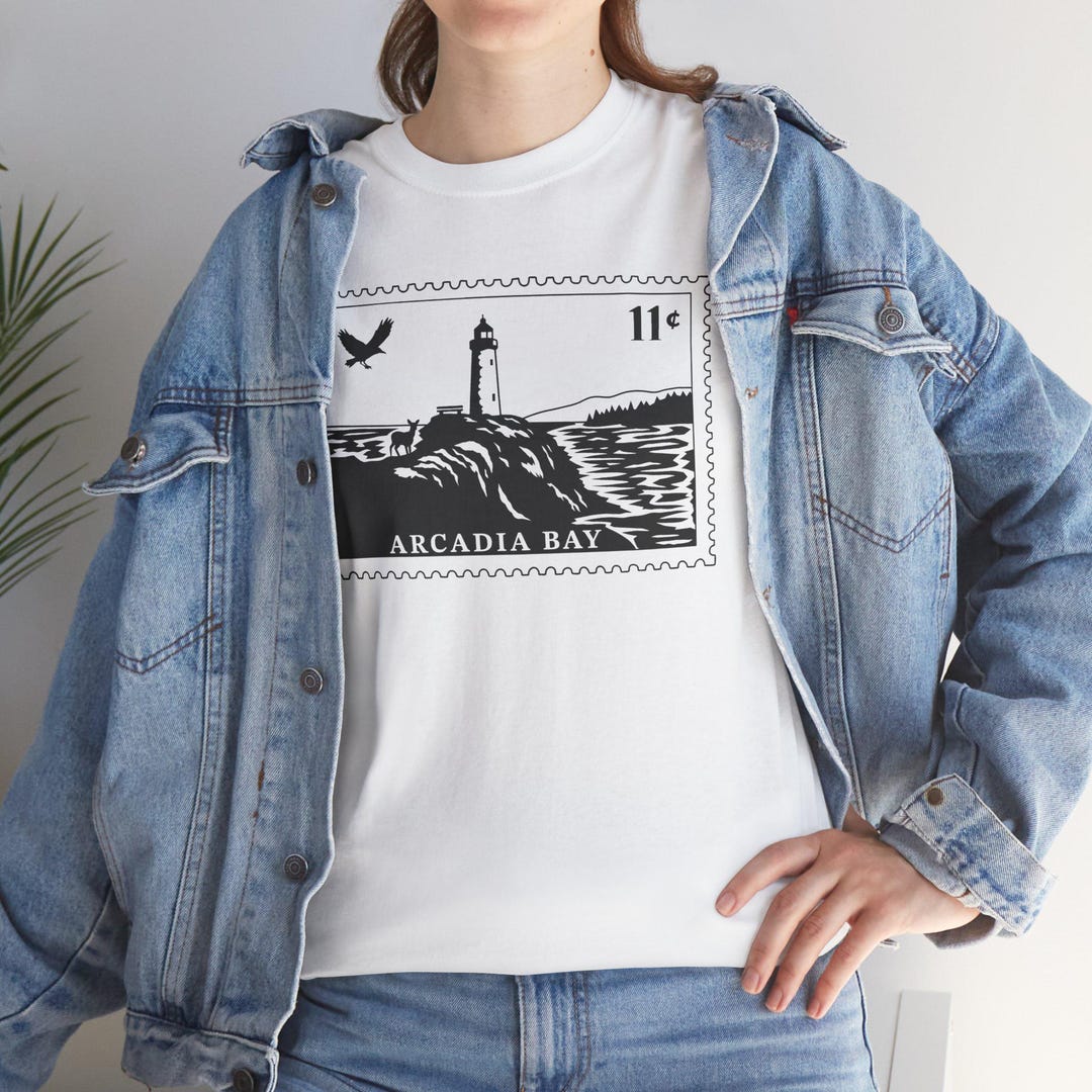 Arcadia Bay Lighthouse Stamp Tee/ Life is Strange T-shirt - Etsy