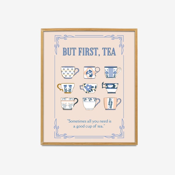 Tea Poster - Etsy