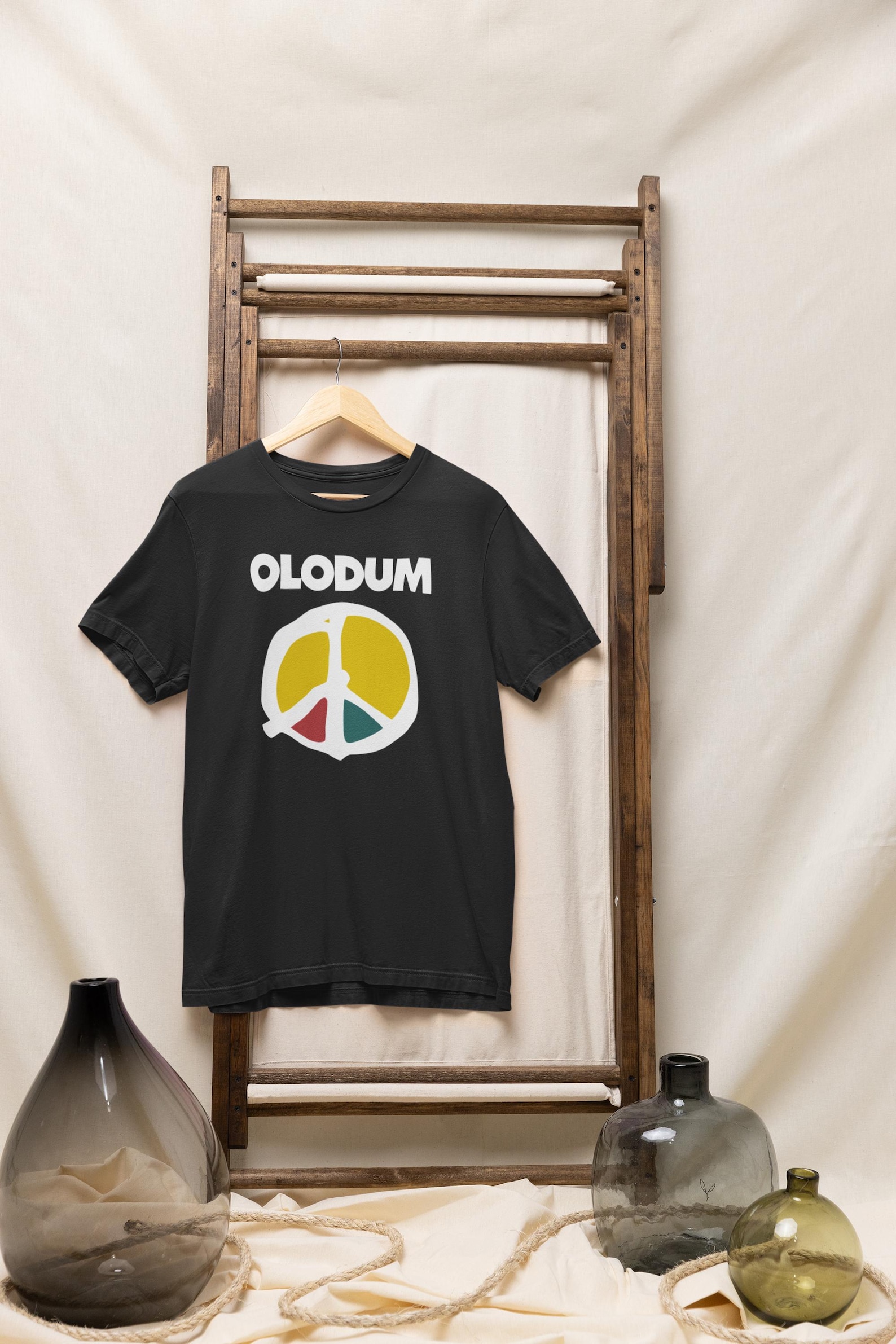 Olodum Brazilian Musical T-shirt: Michael Jackson Peace Logo - Etsy