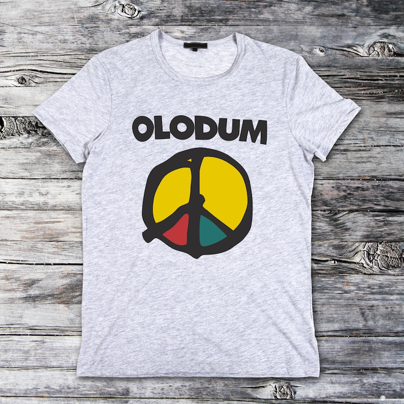 Olodum Brazilian Musical T-shirt: Michael Jackson Peace Logo - Etsy