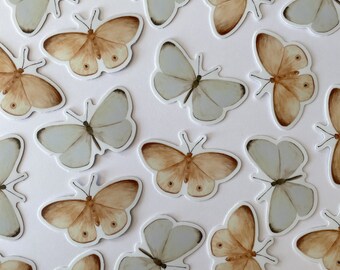 Mini Butterfly Sticker Pack 1/2 Inch Waterproof - Etsy