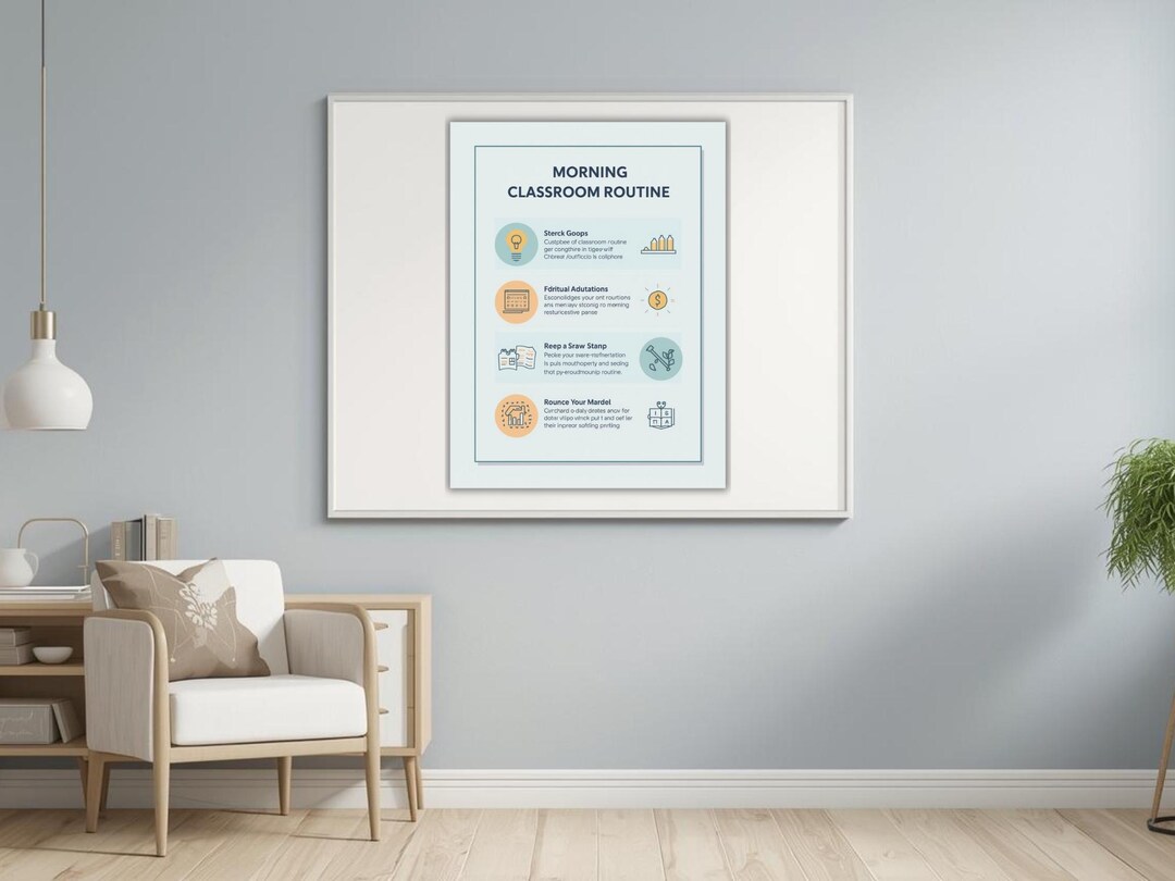 Morning Routine Poster Bundle (4 Designs) | Classroom Daily Routine ...