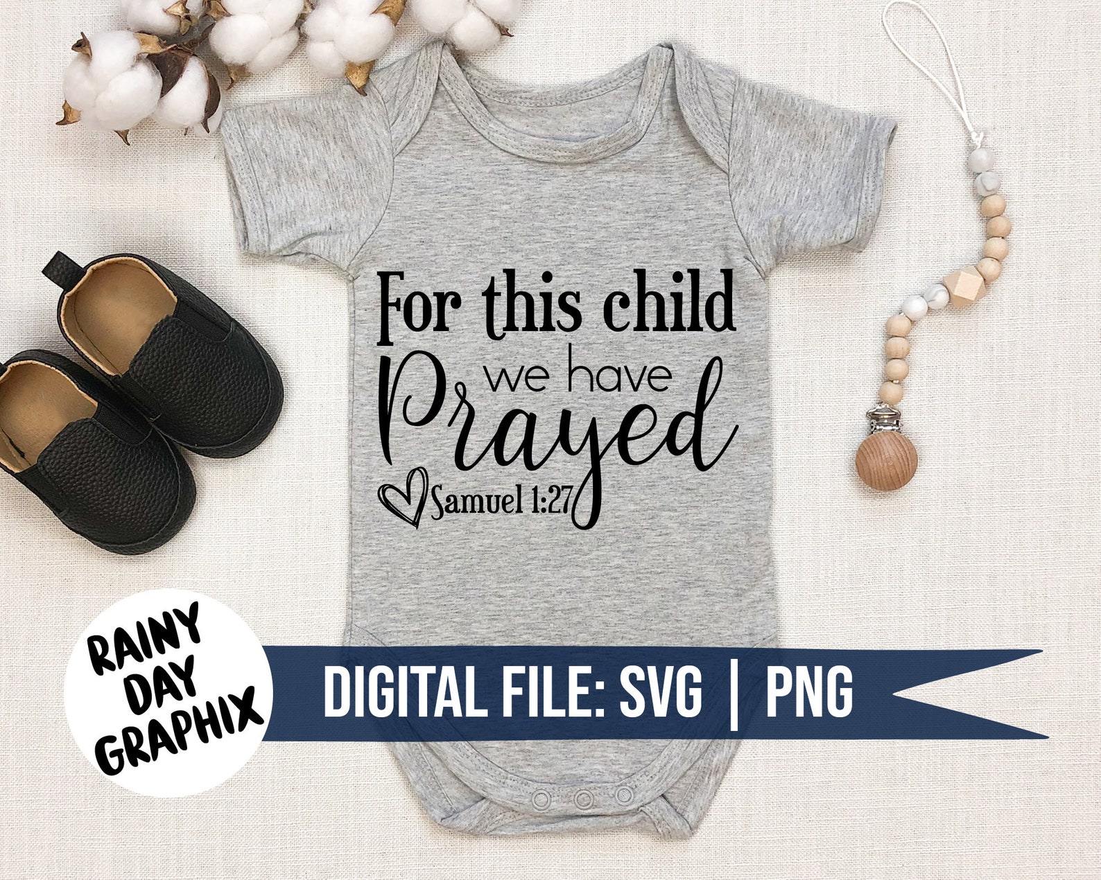 SVG, for This Child We Have Prayed, Baby, Digital Download, Cut File ...