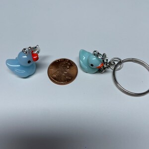 Mini Duck Keychain – Colorful Zipper Pull Charm, Cruise Gift - Etsy