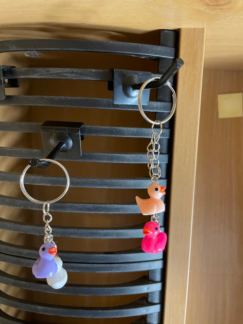 Mini Duck Charms or Key Chains, 2 Ducks per Keychain, Cruisin Ducks - Etsy