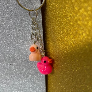 Mini Duck Charms or Key Chains, 2 Ducks per Keychain, Cruisin Ducks - Etsy