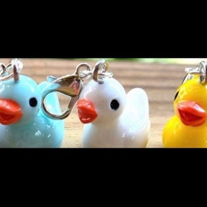 Mini Duck Charms or Key Chains, 2 Ducks per Keychain, Cruisin Ducks - Etsy