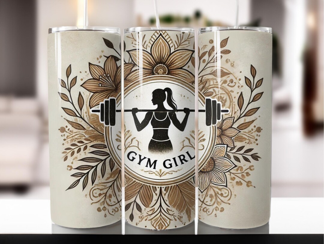 Gym Girl Tumbler Wrap Design: Fitness PNG File (digital Download) - Etsy