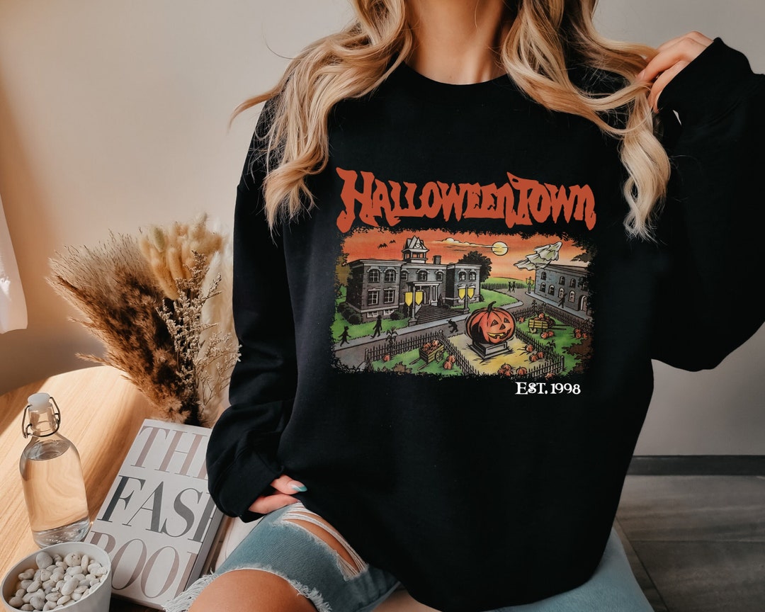 Halloweentown University Sweatshirt,vintage Halloween Sweater ...