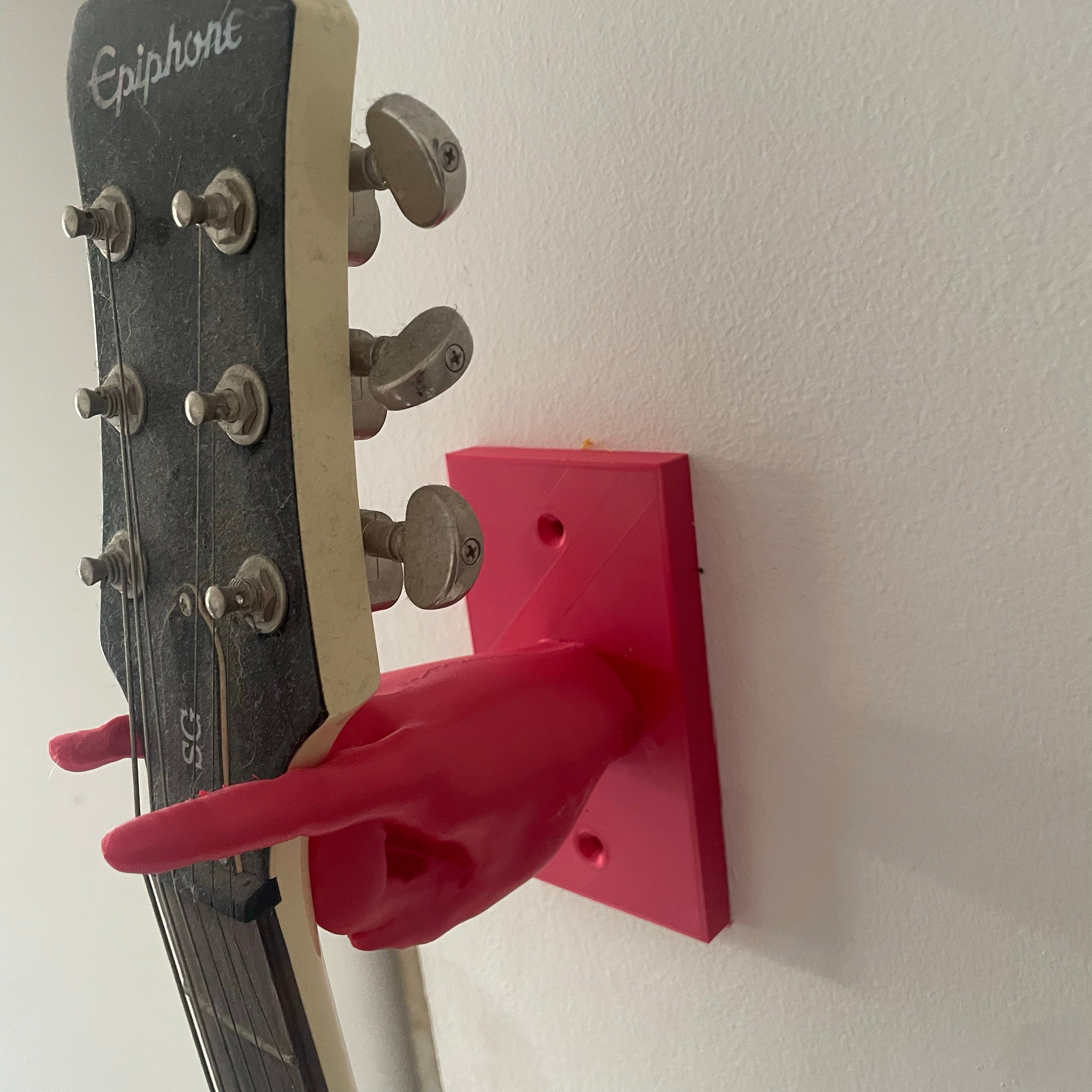 Rock Hand Guitar Wall Hangar - Etsy