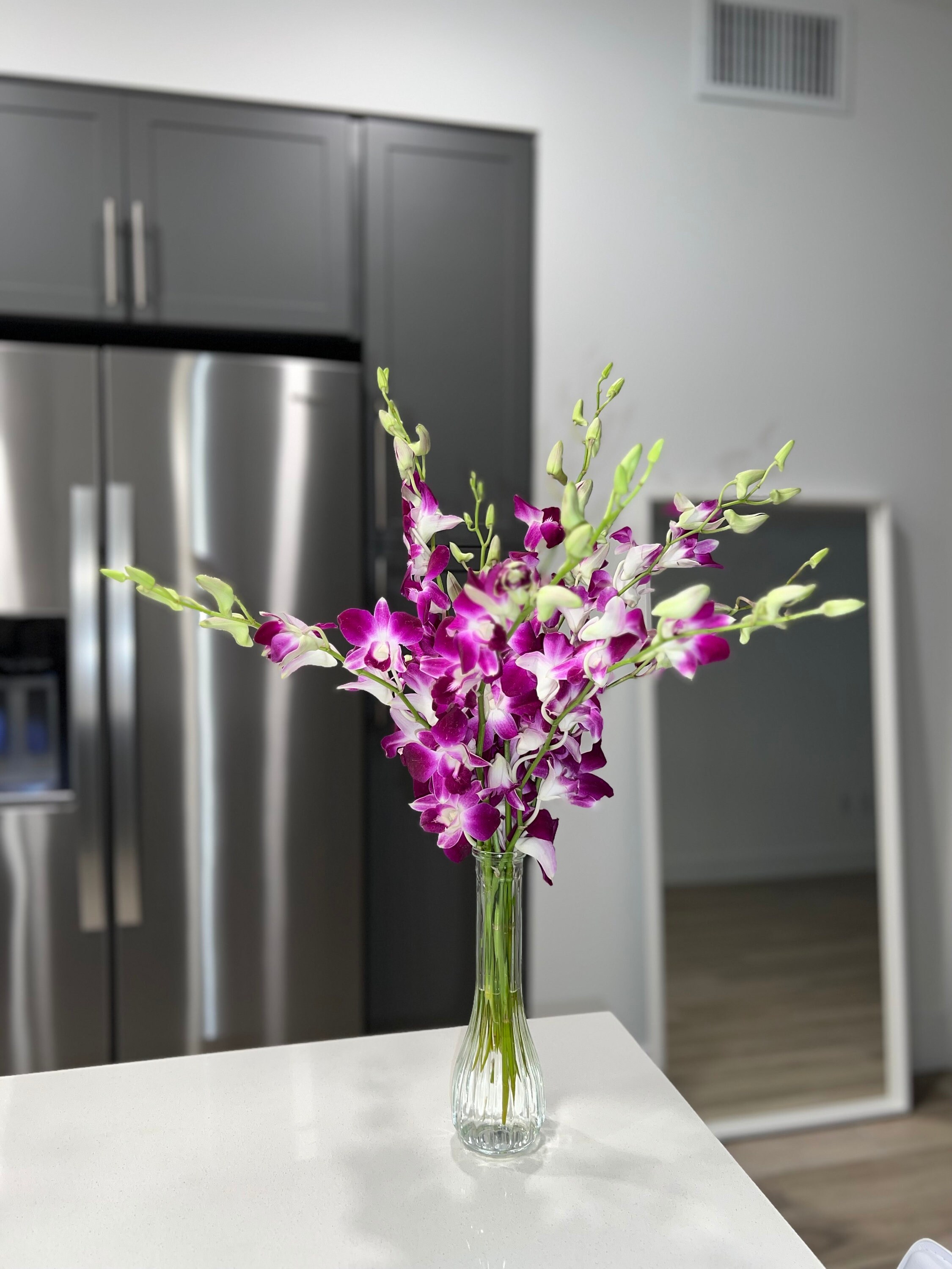 Orchids Dendrobium Cut Purple Orchids 10 Stems With Vase - Etsy