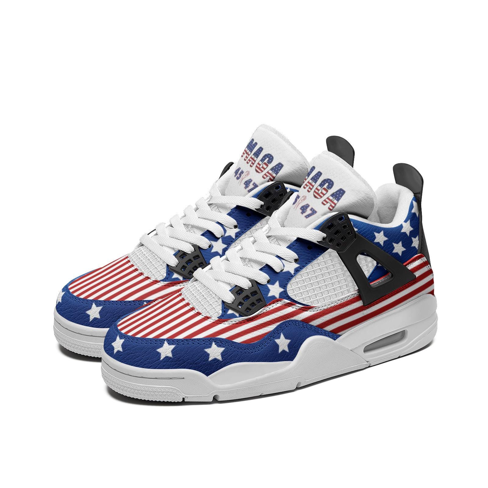 MAGA Shoes American Flag Shoes for Men & Women USA Sneakers United ...