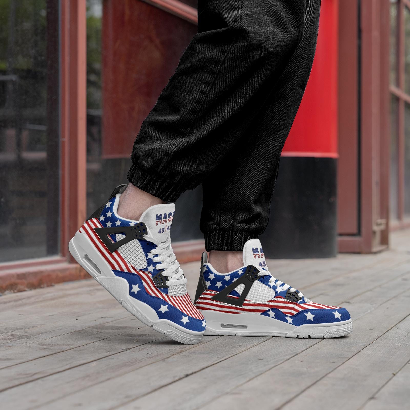 MAGA Shoes American Flag Shoes for Men & Women USA Sneakers United ...