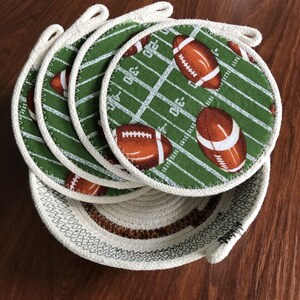 Football Rope Coasters - Etsy