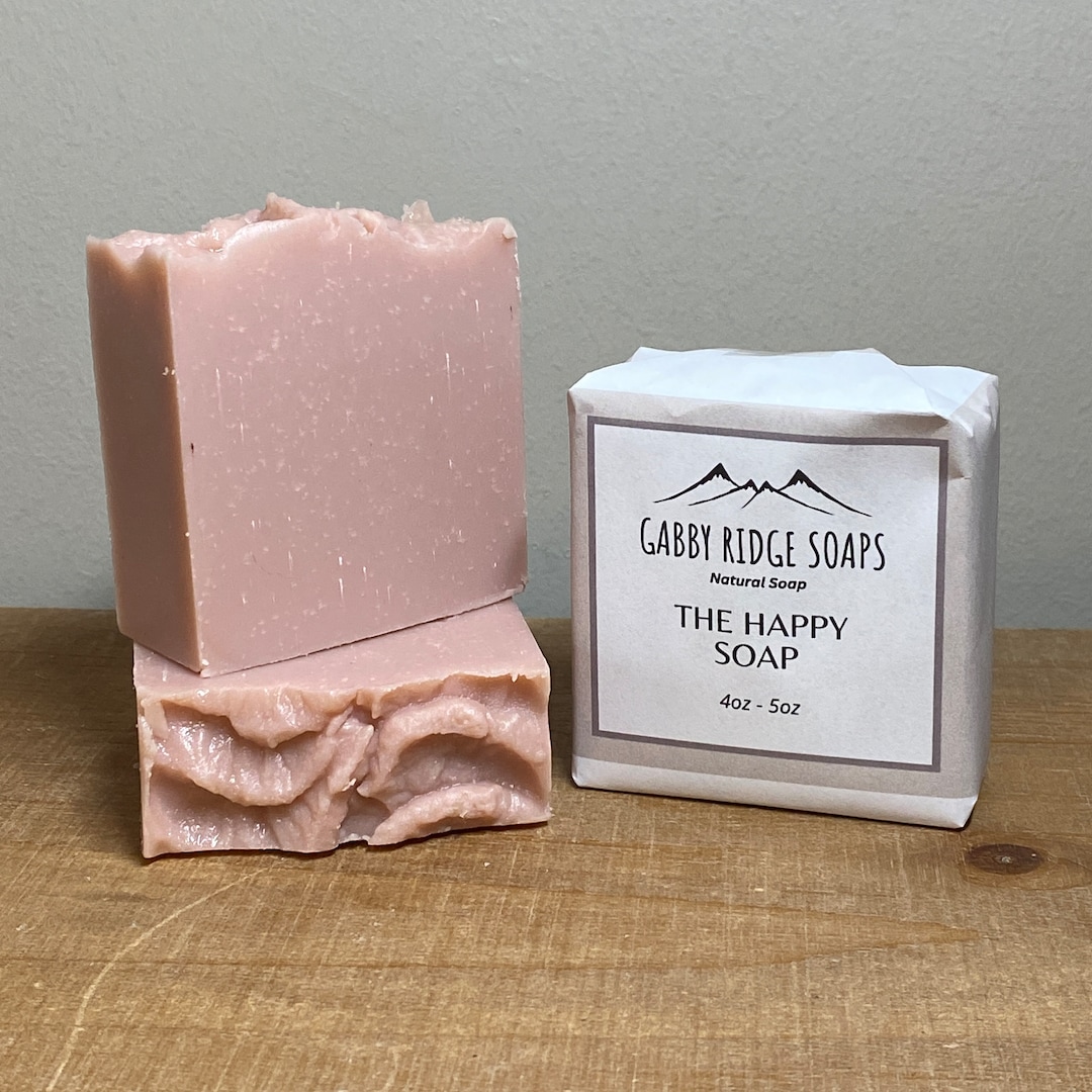 The Happy Soap Natural Handmade Rustic Soap Handmade Crafted Soap Bath ...