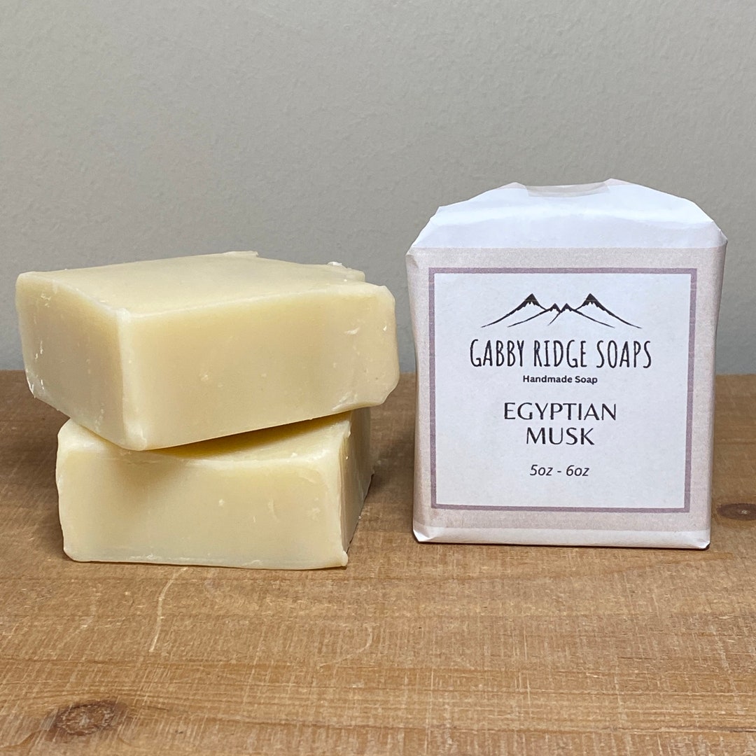 Egyptian Musk Natural Handmade Rustic Soap | Handmade Crafted Natural ...