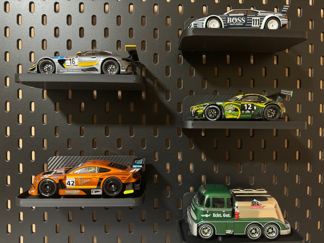 Slotcar Carrera 1:32 132 Auto Car Stand Display for Skadis Perforated ...
