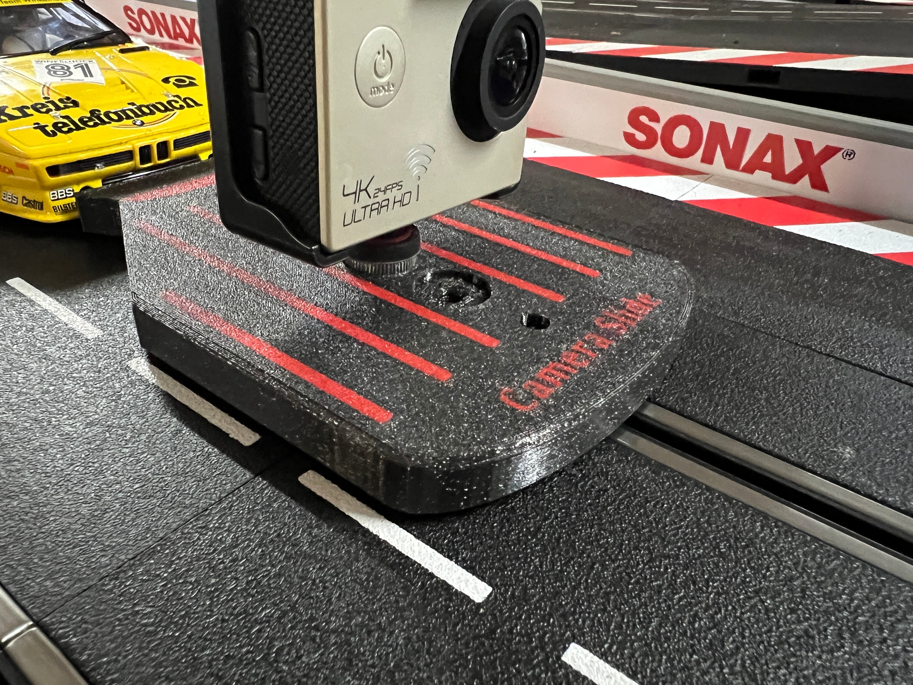 Slotcar Carrera Camera Slide 132 124 Slot Car Action Cam Camera Slide ...