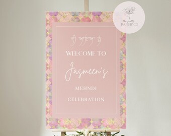 Welcome Sign | Sangeet Sign | Customisable | Anand Karaj, Engagement ...
