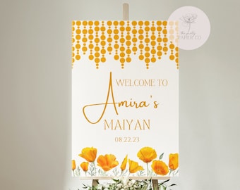 Welcome Sign Anand Karaj Wedding Sign Customizable Anand Karaj ...