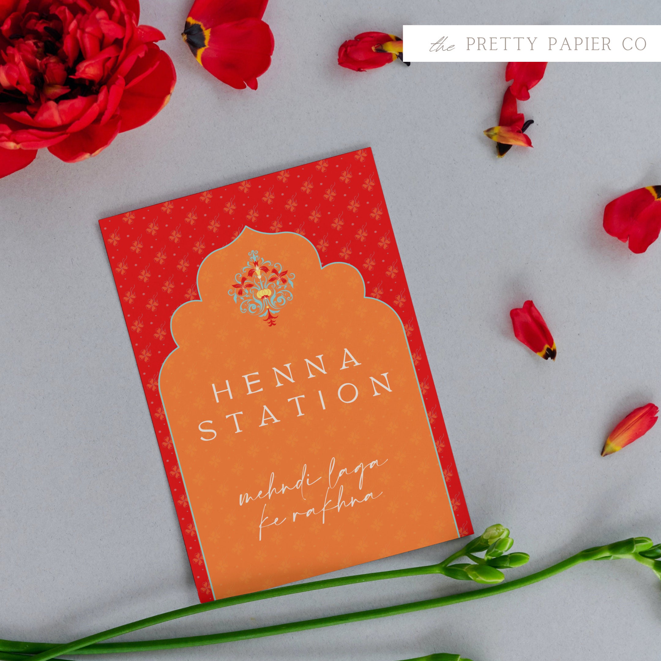 Mehndi Signage Bundle Mehndi Table and Bar Signs - Etsy