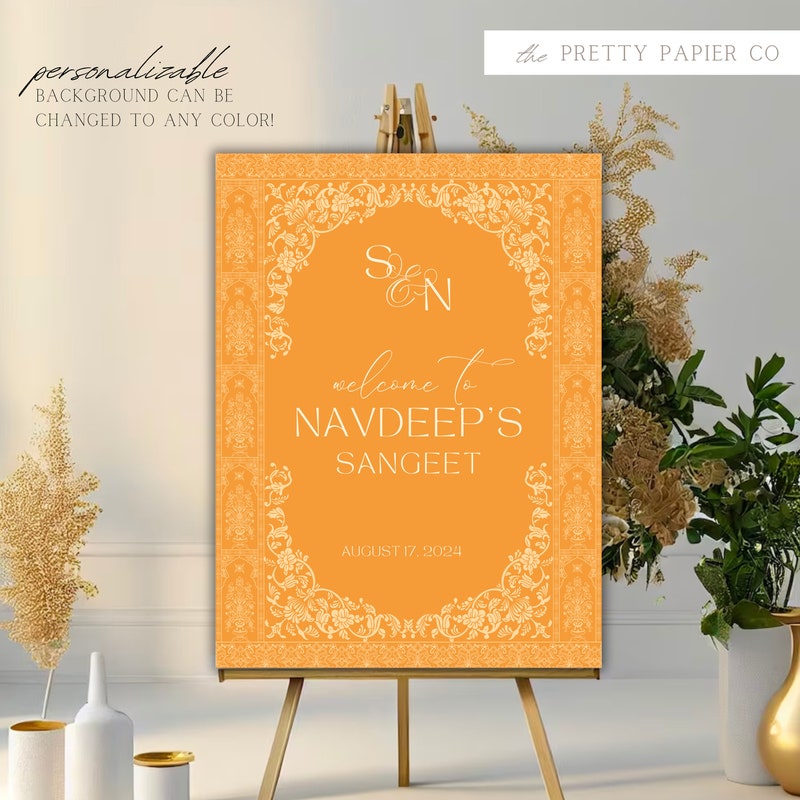 Sangeet Sign - Etsy UK