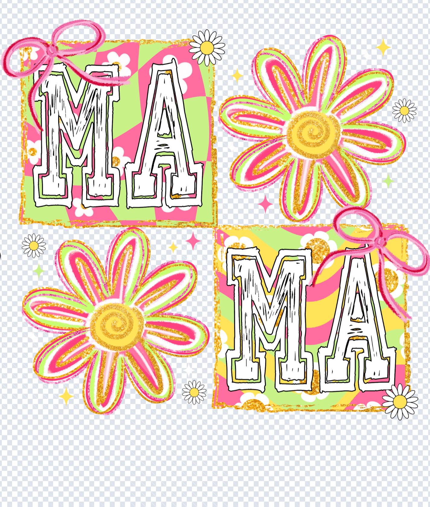 MAMA Flower Designs Bundle Png - Etsy