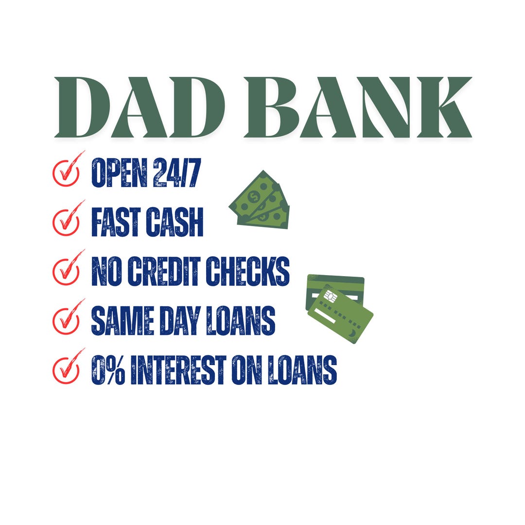 Dad Bank Png - Etsy