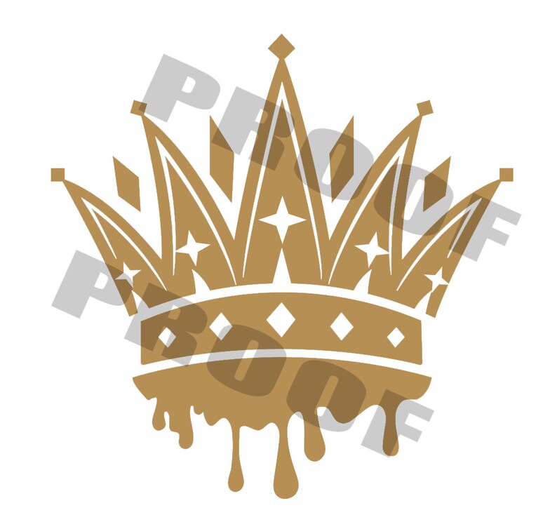 Crown Drip Digital File PNG - Etsy