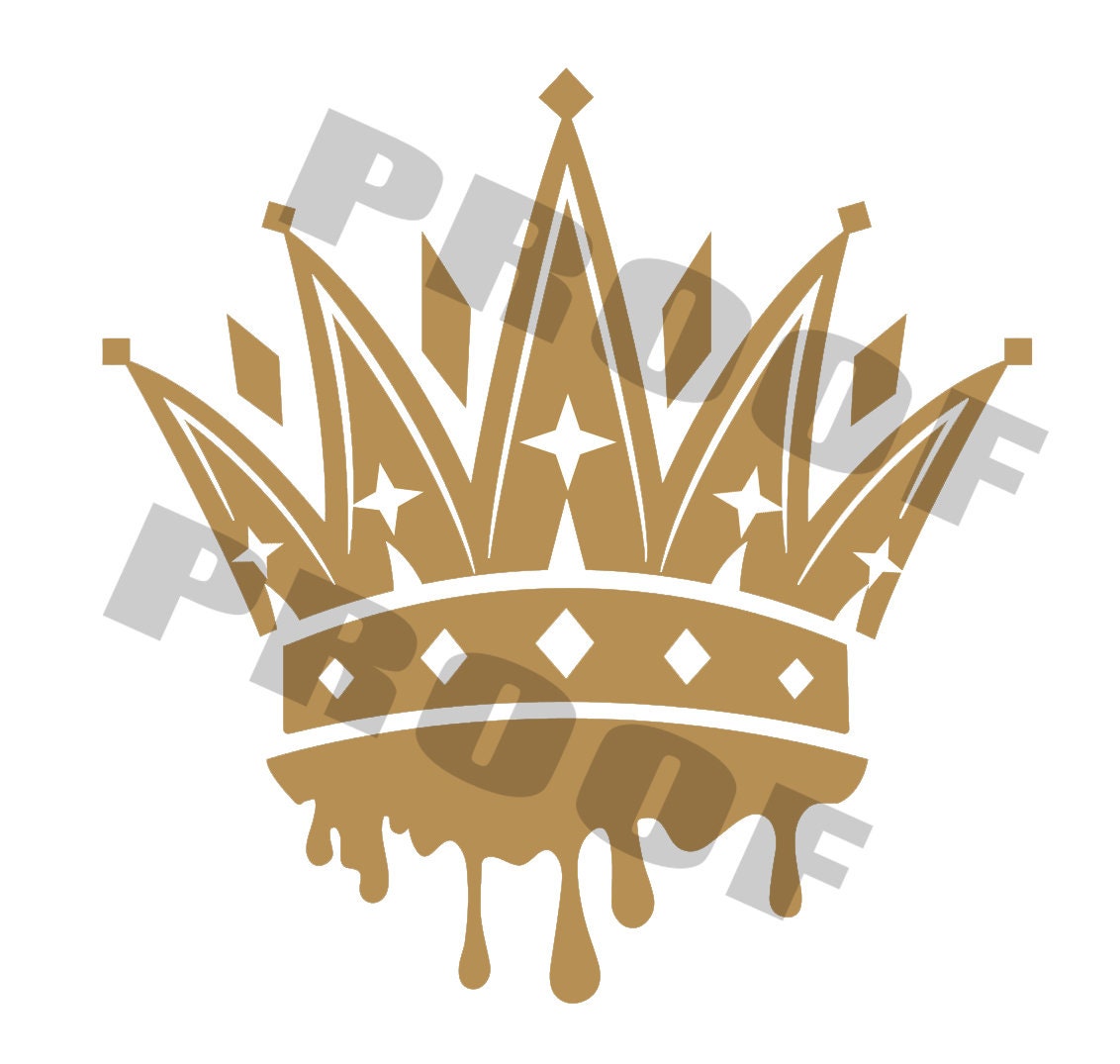 Crown Drip Digital File PNG - Etsy