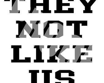 They Not Like Us,pink Chucks and Pearls, Png File, Digital Image File ...