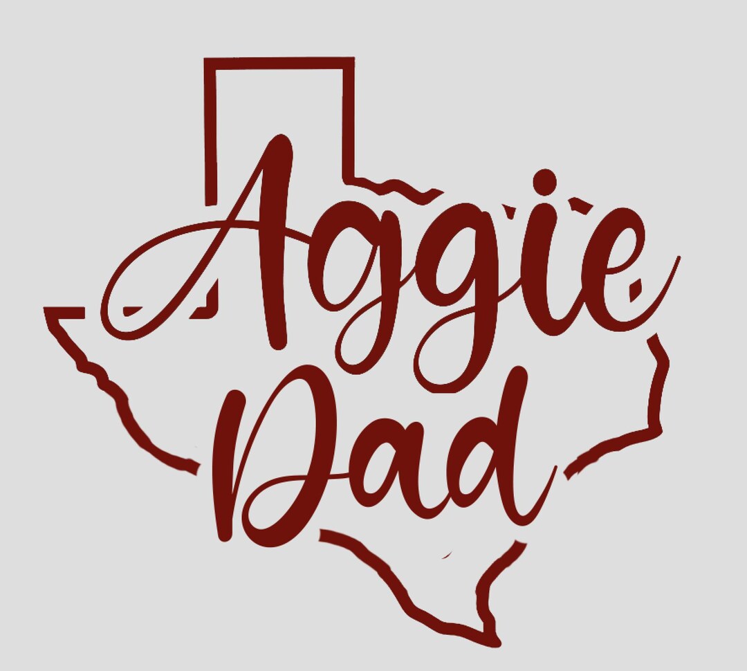 Aggie Dad Maroon Digital File PNG - Etsy