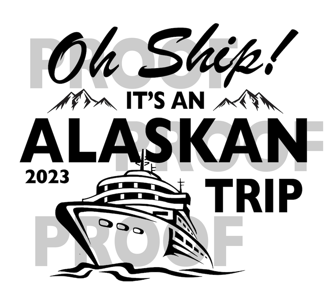 Alaskan Cruise Trip Digital File PNG - Etsy