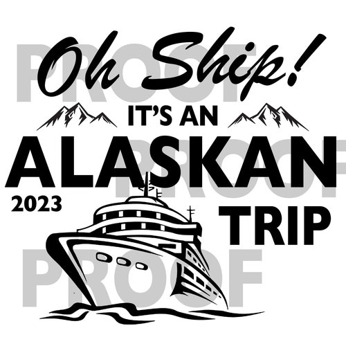 Alaskan Cruise Trip Digital File PNG - Etsy