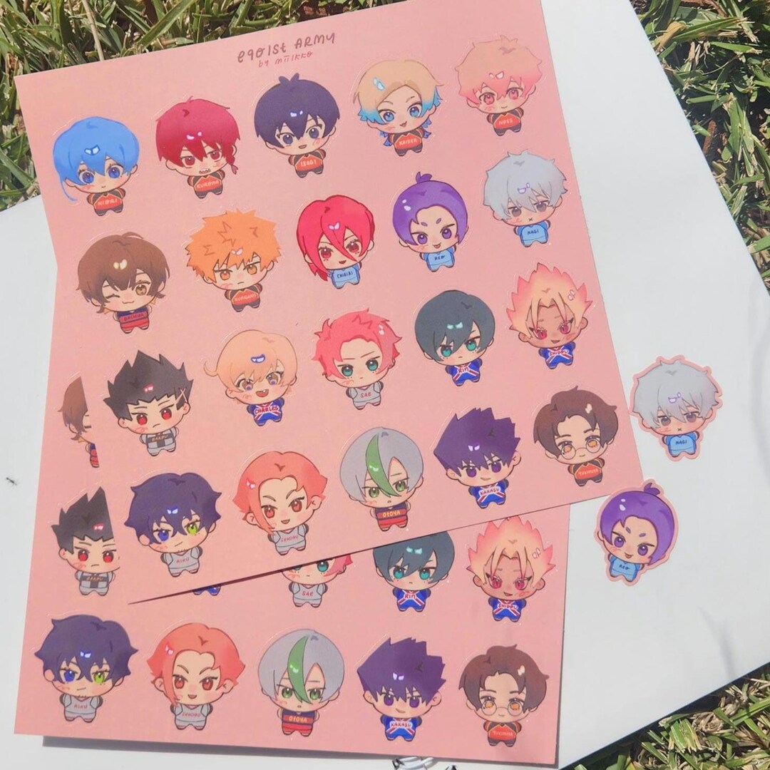 Neo Egoist League! Sticker Sheet - Etsy