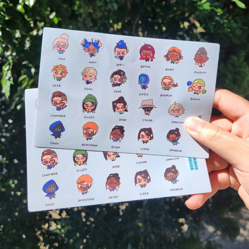 Valorant Stickers - Etsy