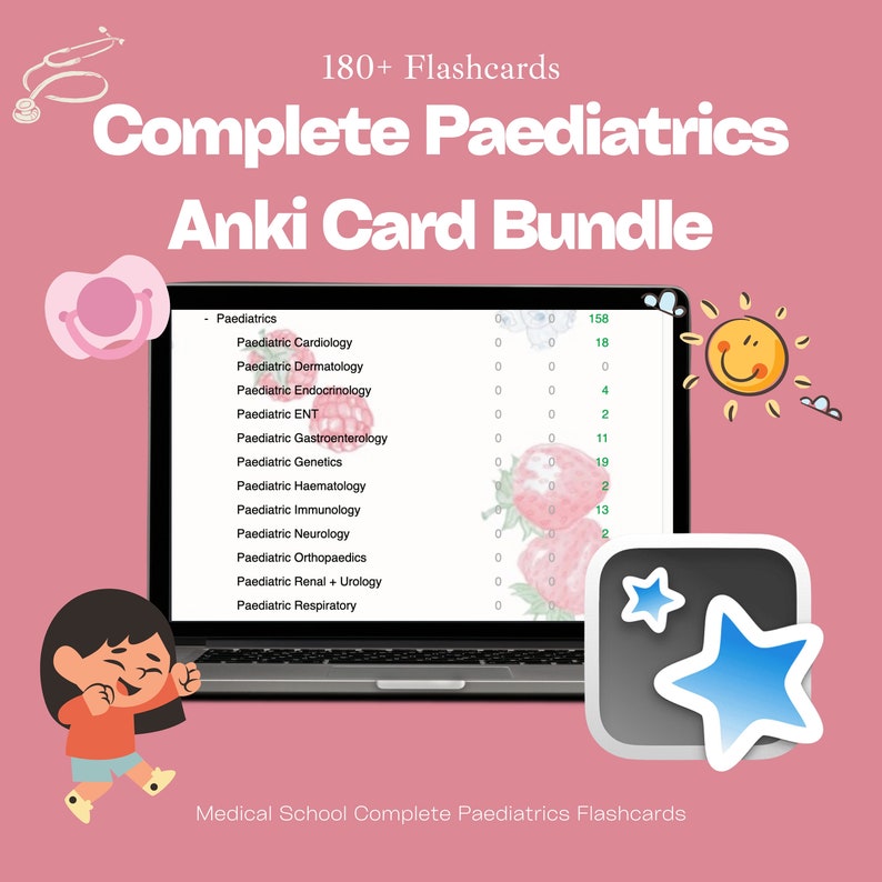 Paediatric Anki Cards - Etsy
