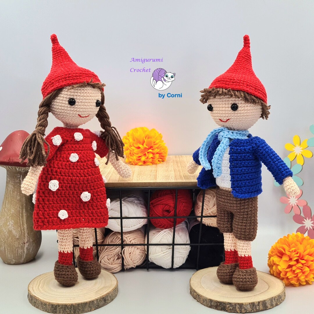 PDF Inspired by Pippa and Pelle Crochet Pattern, Set 2 in 1 - Etsy