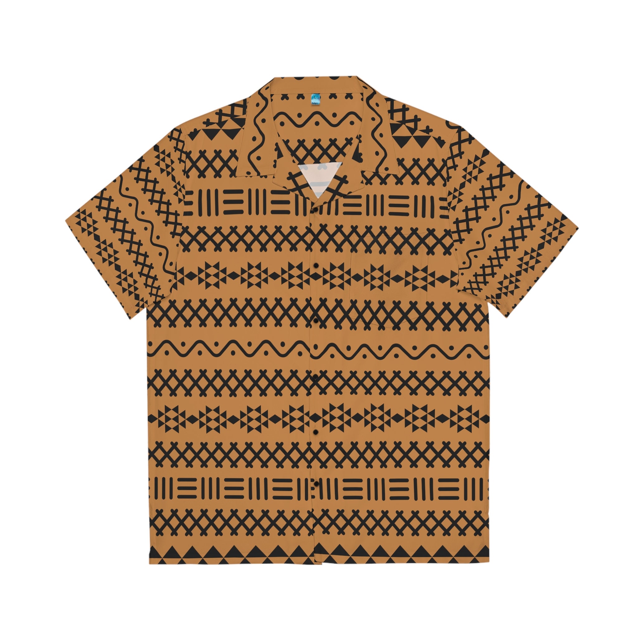 Mens Aztec Shirt | 80s & 90s Retro Aztec Shirt | Button Down Shirts ...