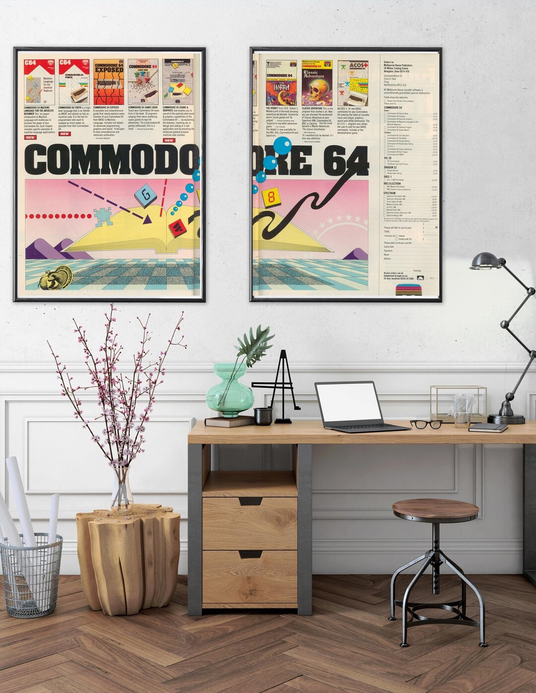 Digital Download Commodore 64 Two Page Wall Decor! Perfect Addition to ...