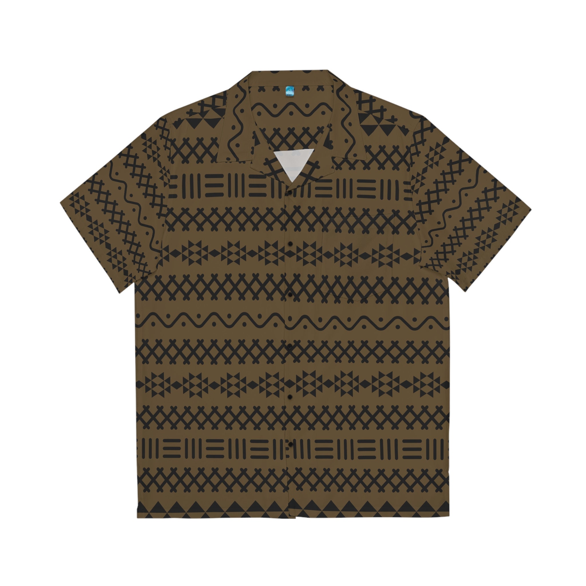 Mens Aztec Shirt | 80s & 90s Retro Aztec Shirt | Button Down Shirts ...