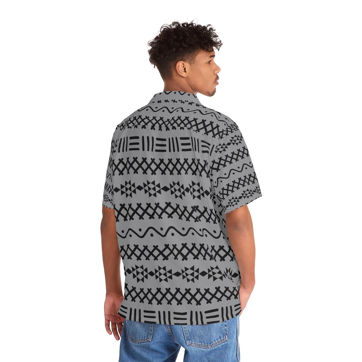 Mens Aztec Shirt | 80s & 90s Retro Aztec Shirt | Button Down Shirts ...